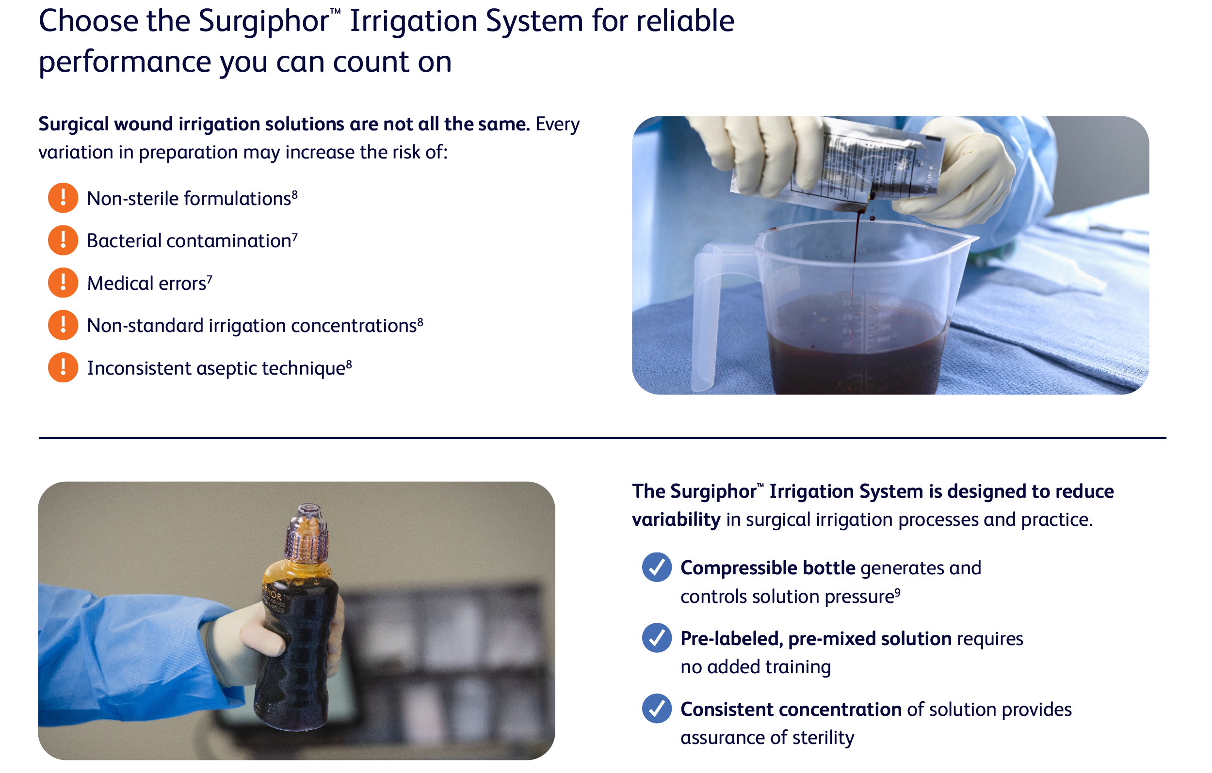 BD Surgiphor™ Antimicrobial Irrigation System